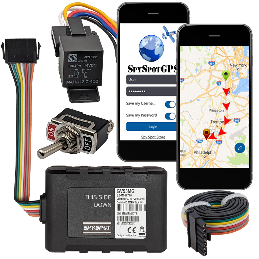 Hardwired Gps Tracker Remote Kill Switch For Car Spy Spot