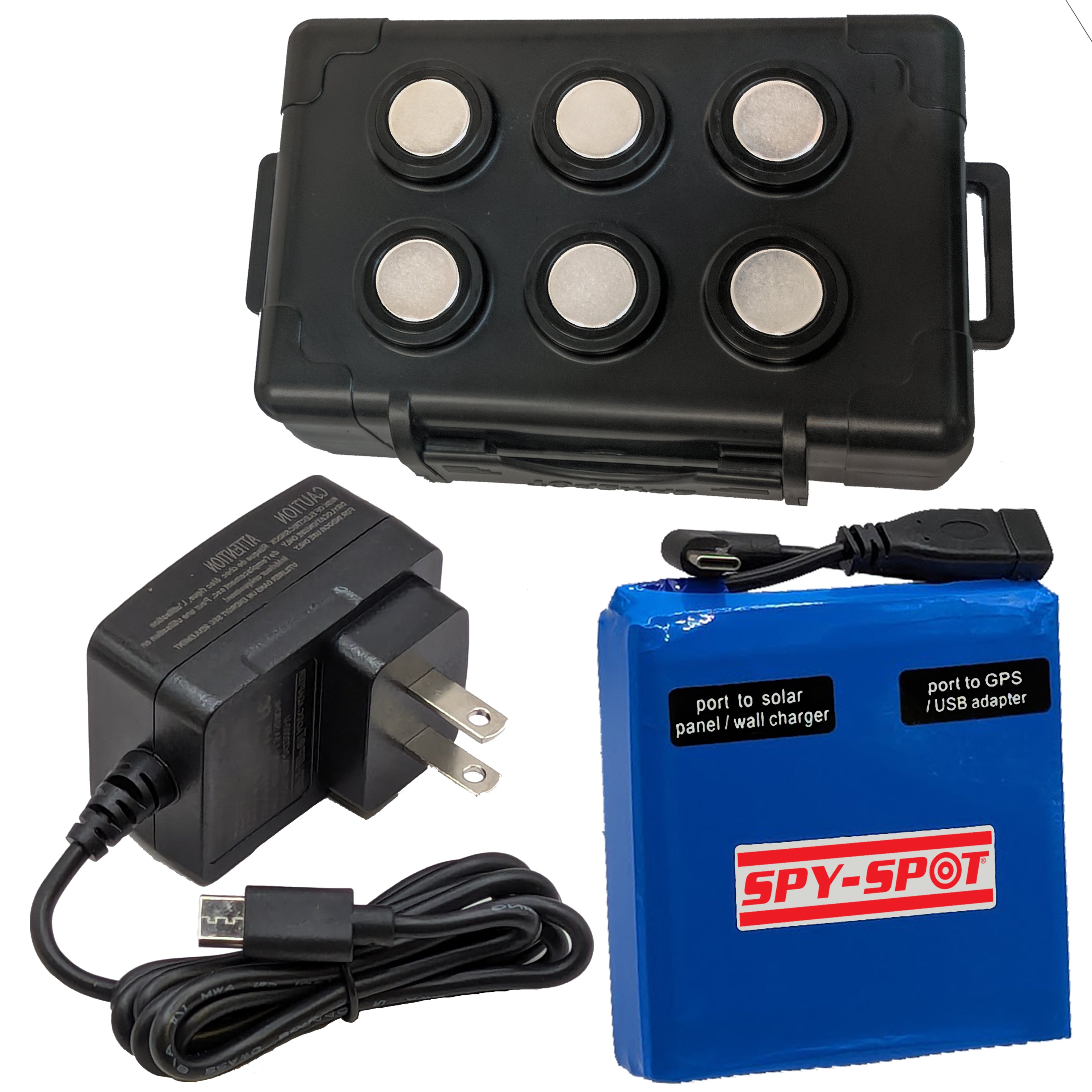Extended Battery & Magnetic Case for Portable GPS Trackers | Spy-Spot