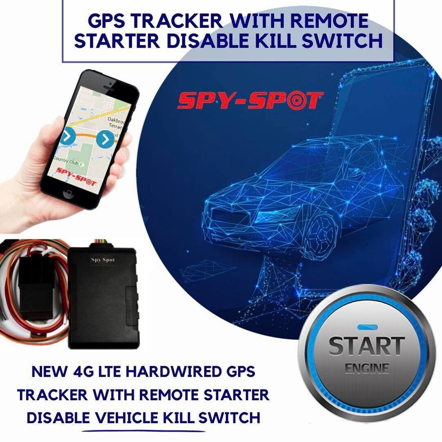 Hardwired Gps Tracker Remote Kill Switch For Car Spy Spot