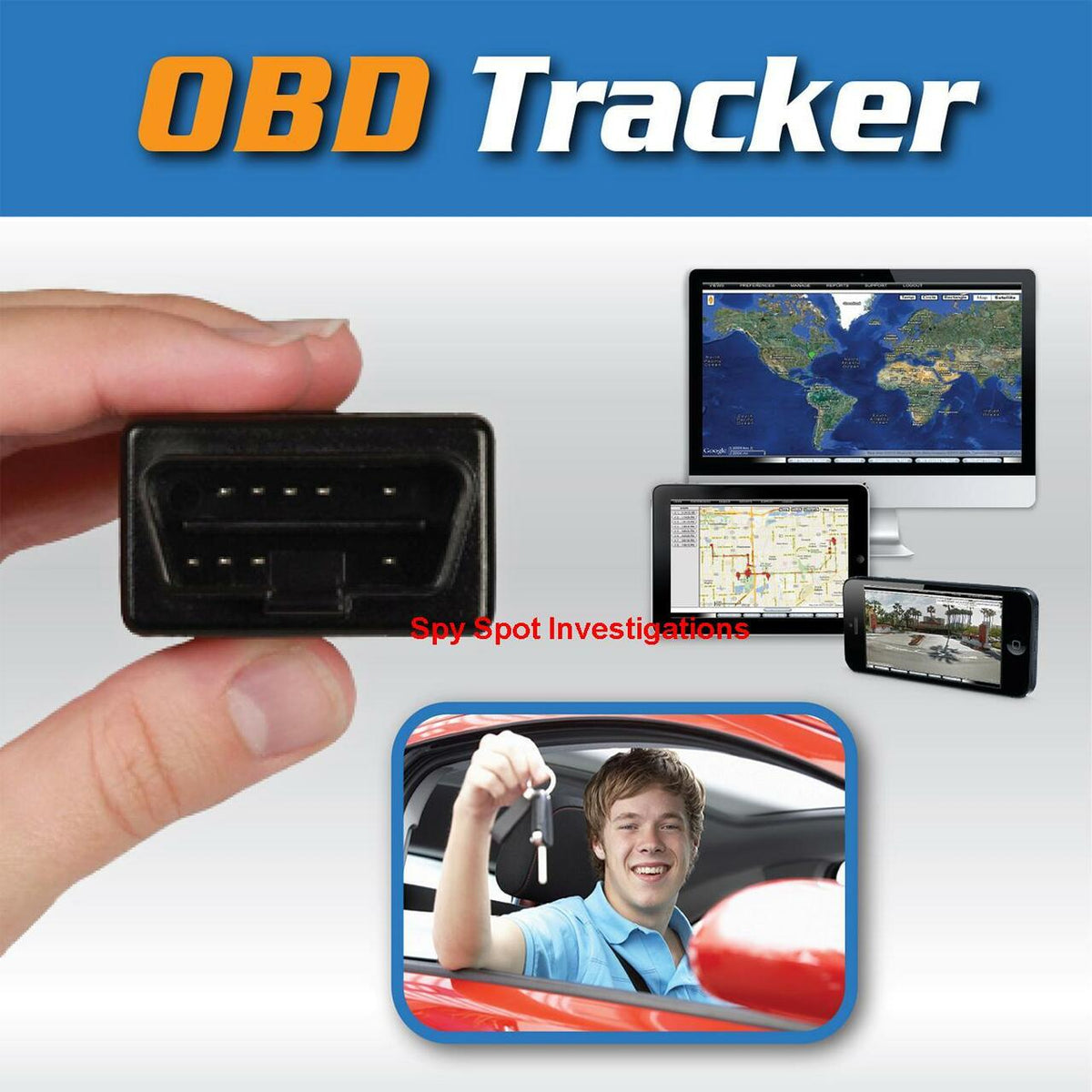 OBD ii tracker - Plugin GPS Tracker for Cars & Trucks | Shop Spy-Spot.com